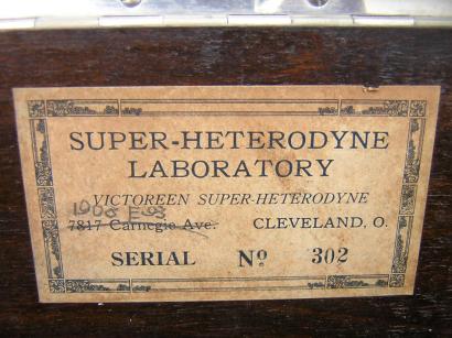 Victoreen Superheterodyne